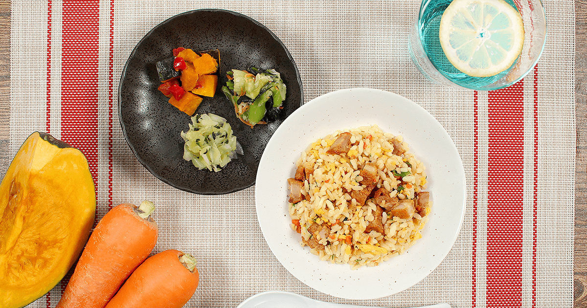 チャーシュー炒飯｜【nosh-ナッシュ】ヘルシー・糖質に配慮した食事宅配サイト