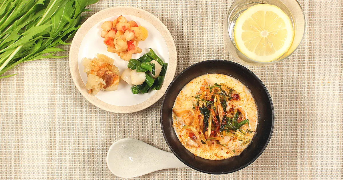 濃厚豆乳豚しゃぶ｜【nosh-ナッシュ】