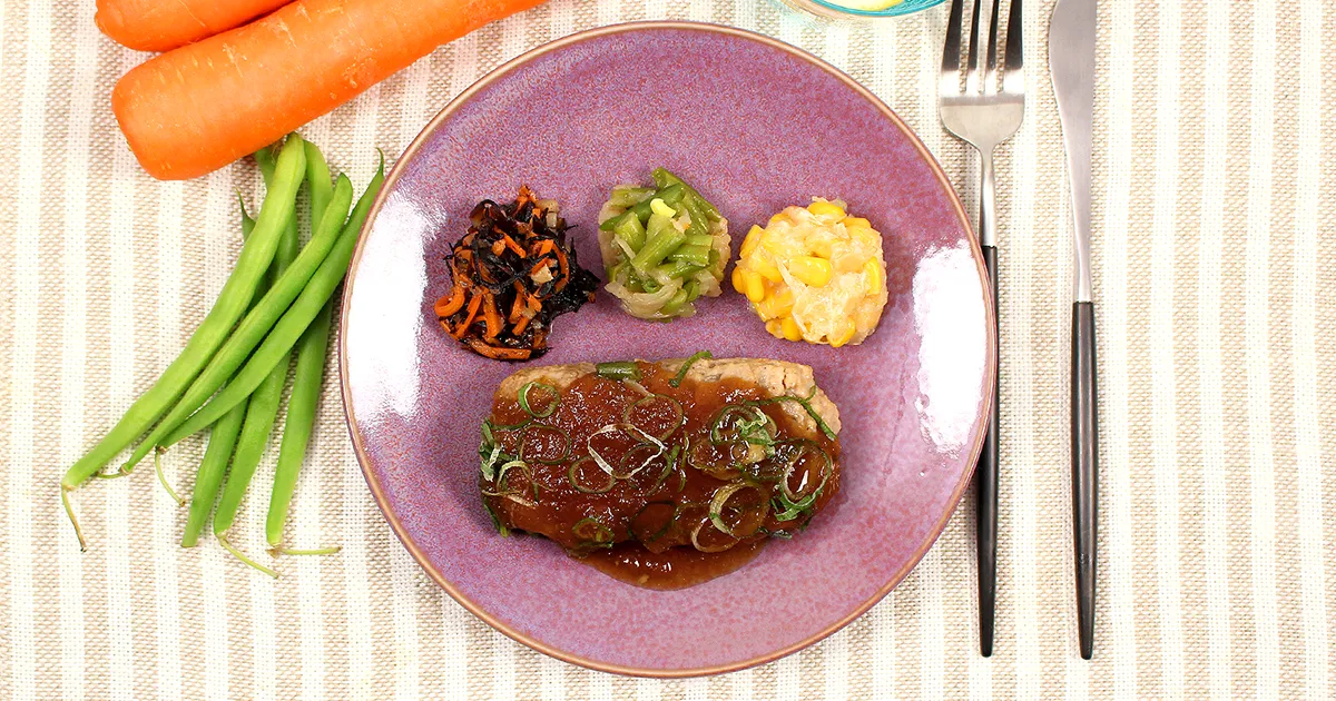 おろしソースのハンバーグ｜【nosh-ナッシュ】