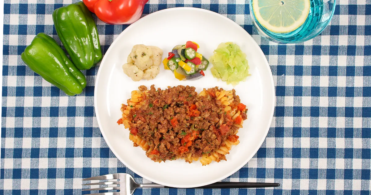 ピエトロ特製大豆ミートソースのパスタ｜【nosh-ナッシュ】