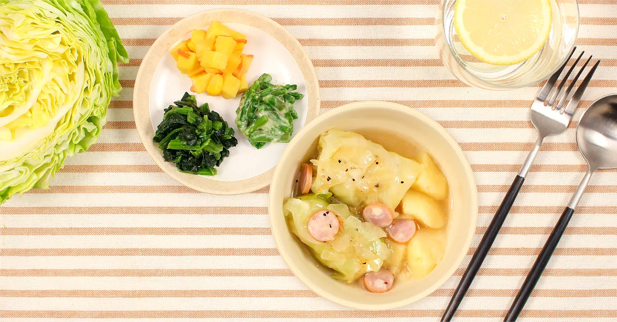 ロールキャベツのスープ仕立て｜【nosh-ナッシュ】