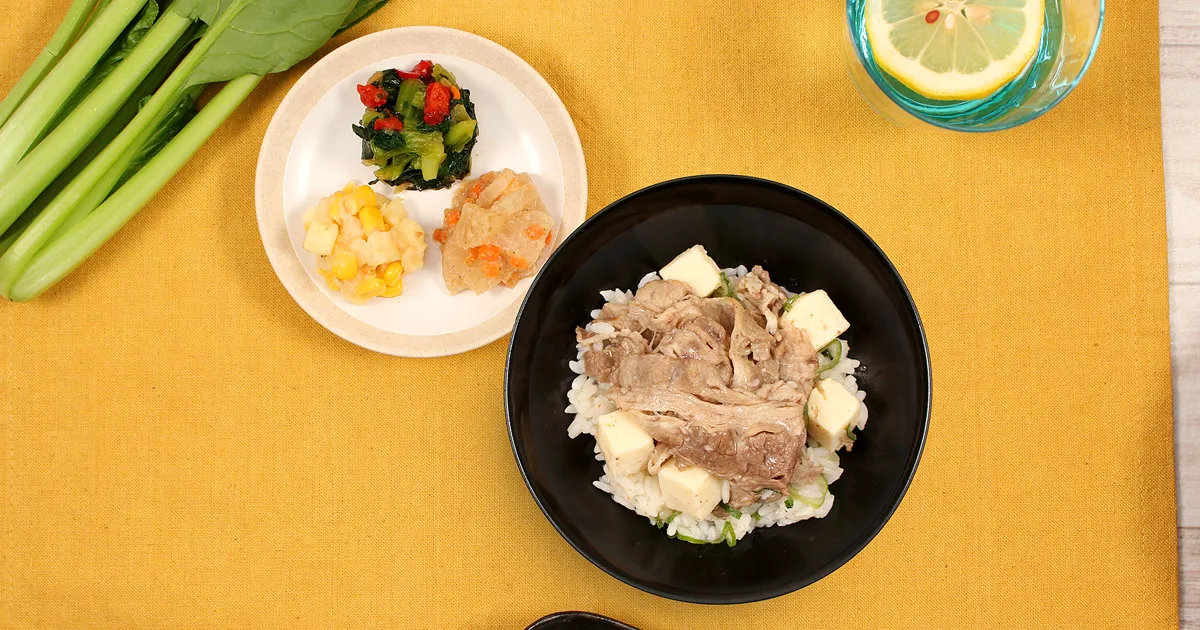 ほっこり優しい肉吸いごはん｜【nosh-ナッシュ】