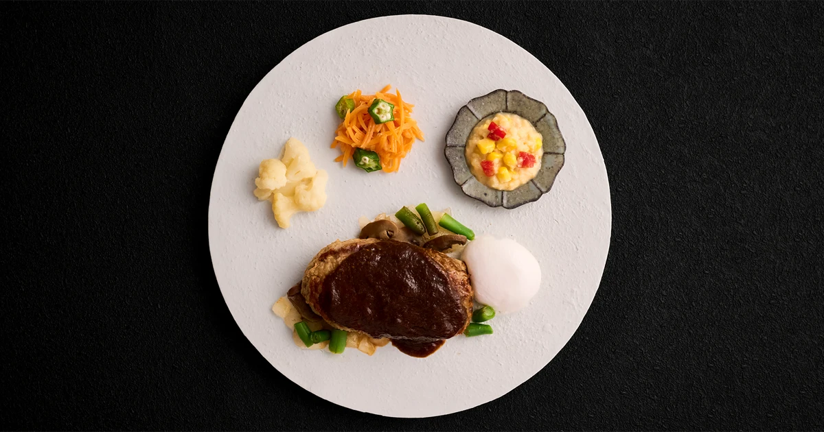 「三代目たいめいけん監修」デミソースのハンバーグ｜【nosh-ナッシュ】