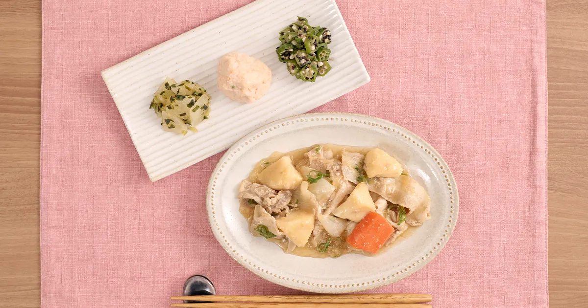 お出汁がしみたやわらか肉じゃが｜【nosh-ナッシュ】